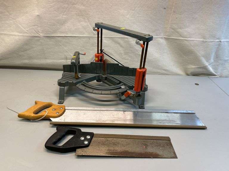 Manual Miter Saw Set with Two Saws - Auction Ohio