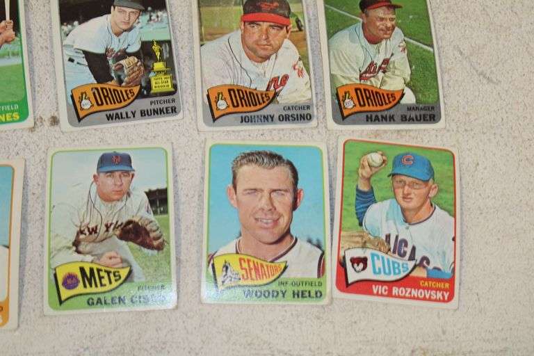 1965 Topps Baseball Cards - Auction Ohio