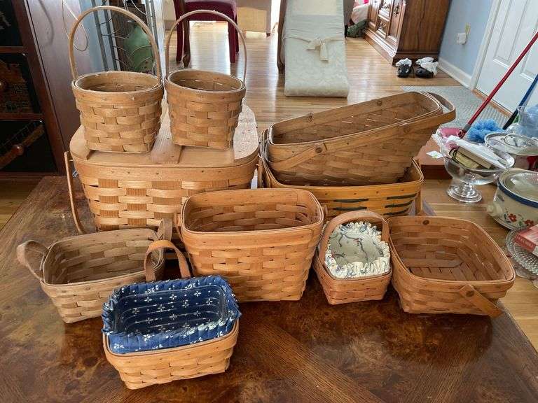 Longaberger baskets - Auction Ohio
