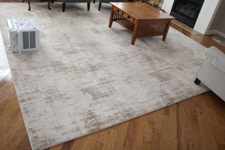 Modern Beige Rug - Auction Ohio