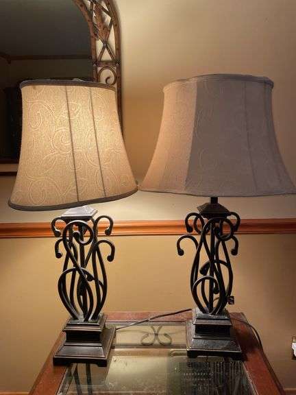 matching lamps - Auction Ohio