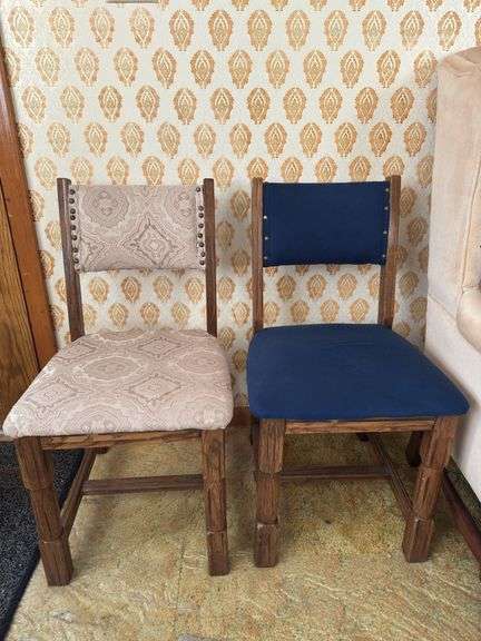 Ranch Oak chairs - 2 total - Auction Ohio