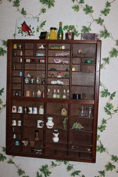 Antique Printer's Tray & Miniature Collectibles - Auction Ohio