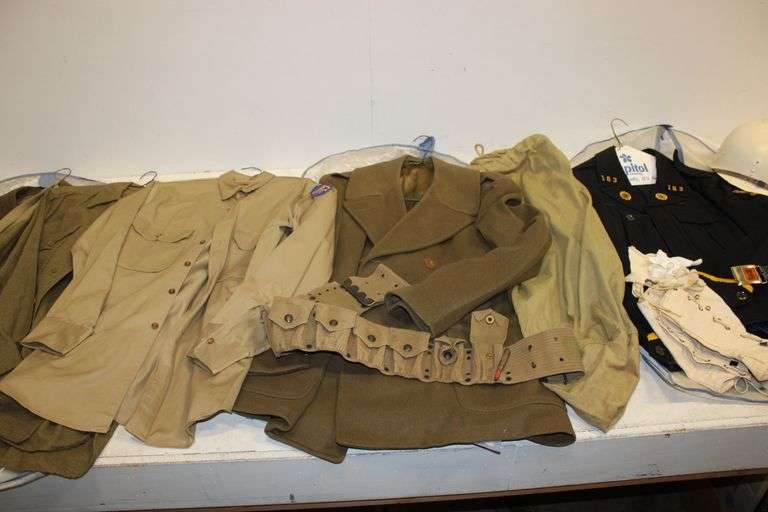 Vintage Military Uniform Pieces - Auction Ohio