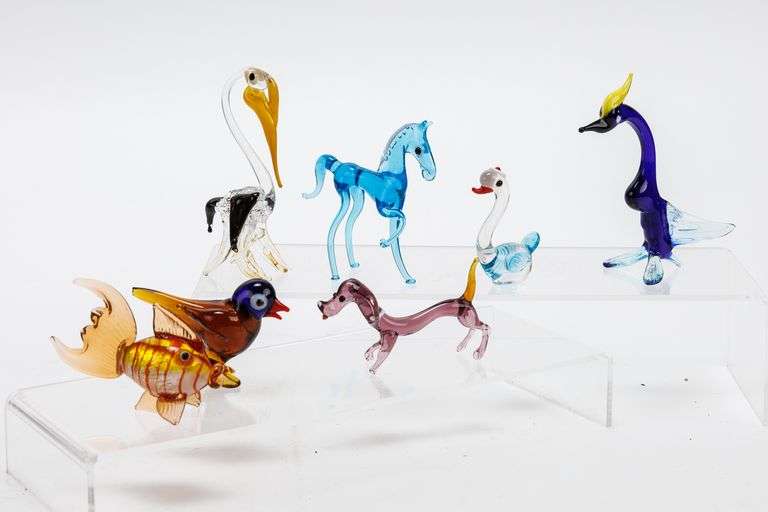 Handmade Glass Animal Collection - Auction Ohio