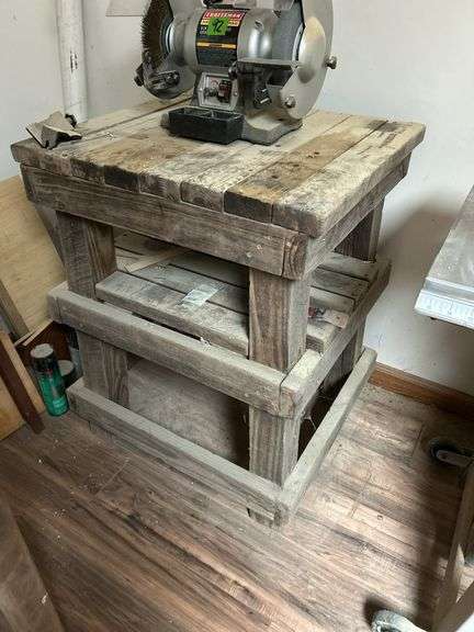 Homemade Heavy Duty Work Table - Auction Ohio