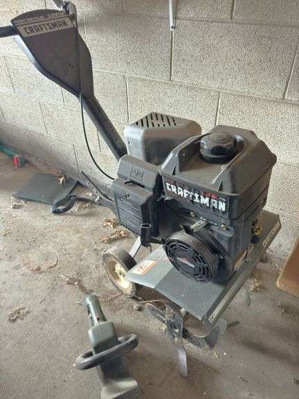 Craftsman rototiller tiller - Auction Ohio