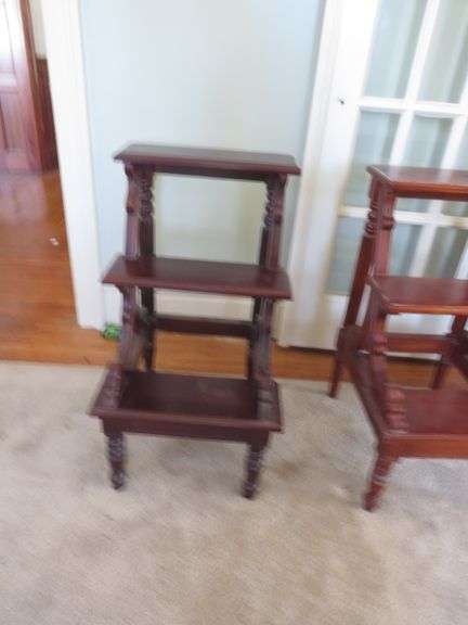 Library Step Stools - Auction Ohio