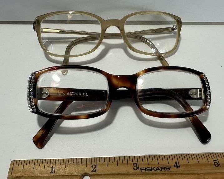 Vintage Armani & Astrid Retro Eye Wear Eyeglass Frame Lot - Auction Ohio