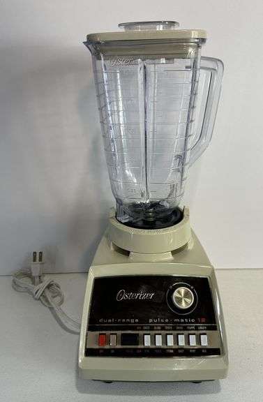 Retro Osterizer Blender Pulsematic 12 Dual Range - Auction Ohio