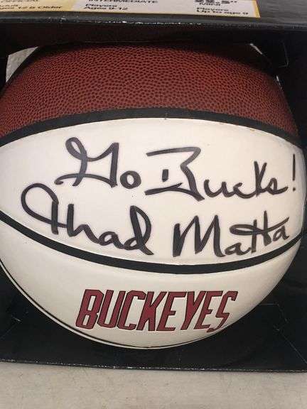 Autographed Thad Matta - Auction Ohio