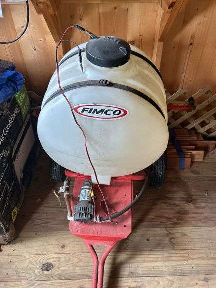 Fimco 25-Gallon Spot Sprayer with High Flo Gold Series Pump - Auction Ohio