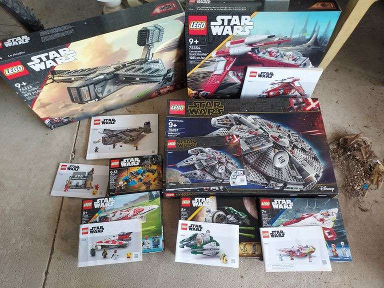 Empty Lego Star Wars Boxes W/Books (1 Missing Book & 1 Book Missing Box ...