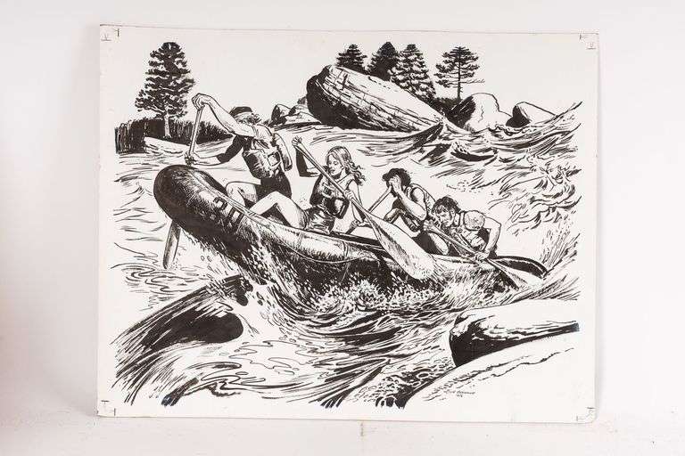 Vintage Original Artwork by Ohio Artist Lloyd Ostendorf - Auction Ohio