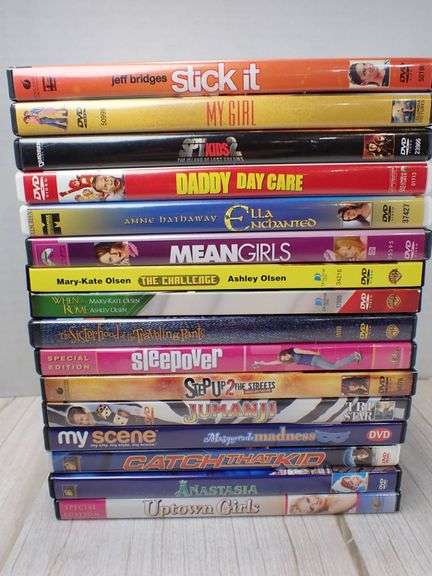 16 Young Adult DVDs Featuring Various Titles - Auction Ohio