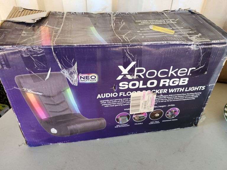 X Rocket Solo Rgb Audio Floor Rocker W/Lights - Auction Ohio