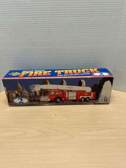 1995 Sunoco Aerial Tower Fire Truck 1998 Collector’s Edition in ...