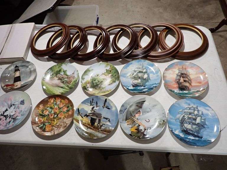 Collector Plates with Display Frames, Including Knowles Limited ...