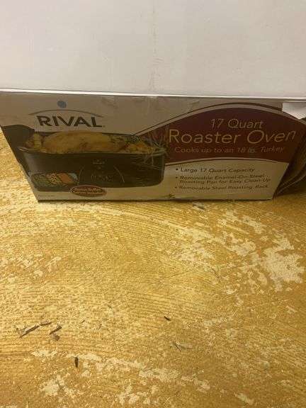 Rival 17-Quart Roaster Oven with Bonus Buffet Server - Auction Ohio