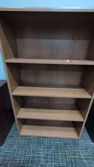 Wooden Bookcase With Four Shelves - Auction Ohio