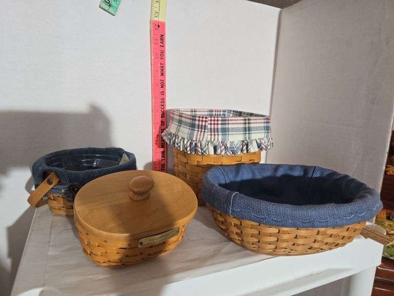 Assorted longaburger, baskets. - Auction Ohio