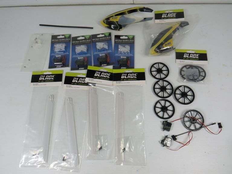 Helicopter Servos/Blades & Canopies - Auction Ohio