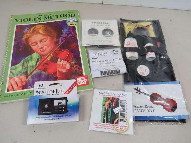 Violin Care Kit/Metronome Tuner & More - Auction Ohio