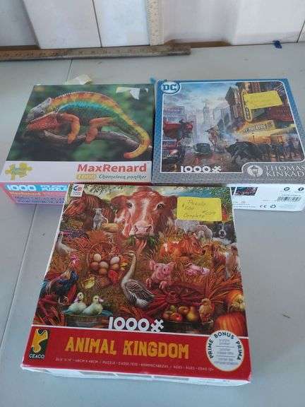 3 Opened 1000 Pc Puzzles See Photos - Auction Ohio