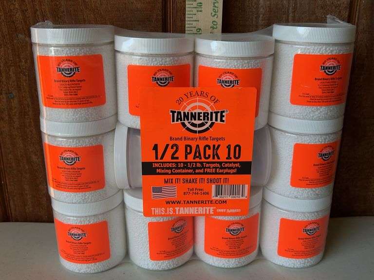 Tannerite Brand Binary Rifle Targets 1/2 Pack 10 - Auction Ohio