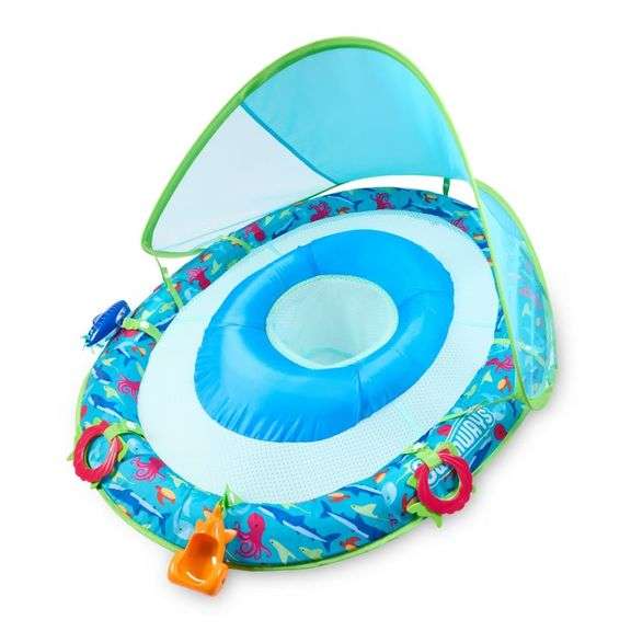 Swimways Sun Canopy Spring Float with Hyper-Flate Valve - Splash N Play ...