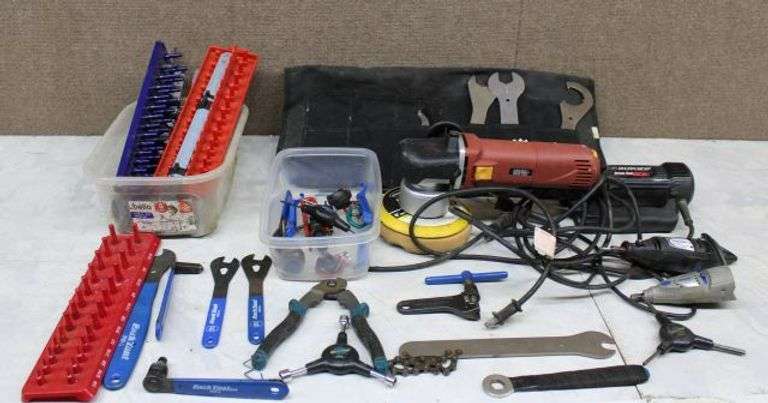 Bicycle Tools and Power Tools, Including Park Tool and Dremel - Auction ...