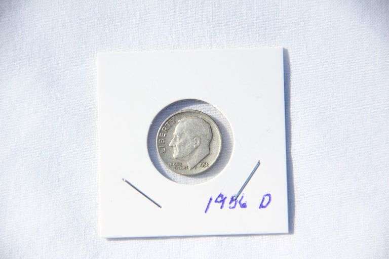 1956 D Roosevelt Dime - Auction Ohio