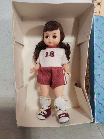 Vintage Madame Alexander Doll Soccer Girl 16341 Vinyl 7.5" W/Box ...