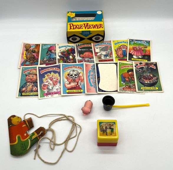 Pixie Viewer, Garbage Pail Cards, & Toys - Auction Ohio