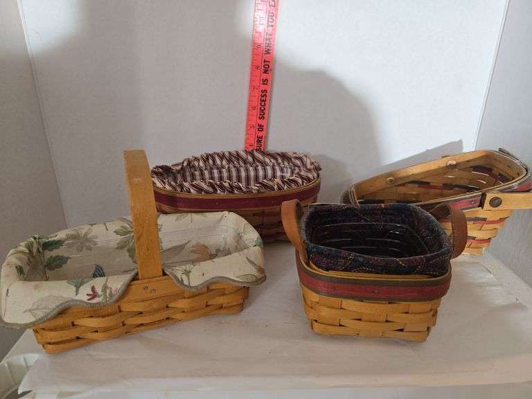 Assorted longaburger baskets. - Auction Ohio