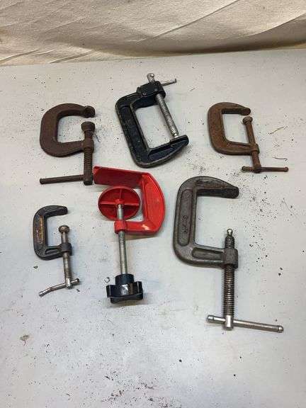 Metal C-Clamps and Bar Clamps - Auction Ohio