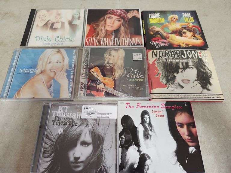 Assorted Cds KT Tunstall, The Feminine Complex, Norah Jones, Grits ...