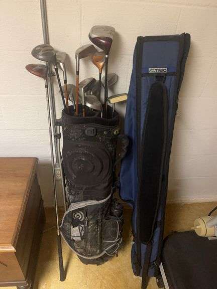 Golf Club Set with TaylorMade Burner and Intech AXI 450 Drivers ...