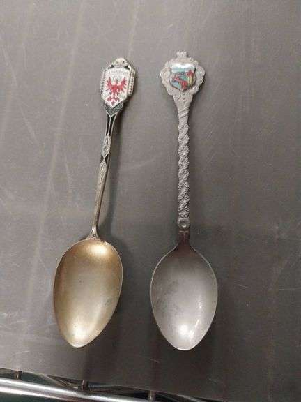 Vintage Souvenir Spoons Featuring Innsbruck and Luzern Designs ...