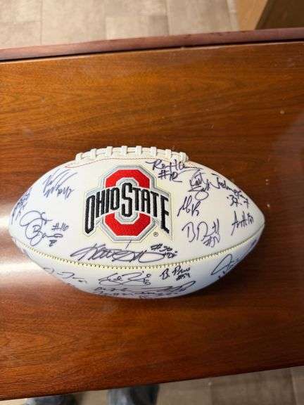 Ohio State Buckeyes Team Signed Football - Auction Ohio