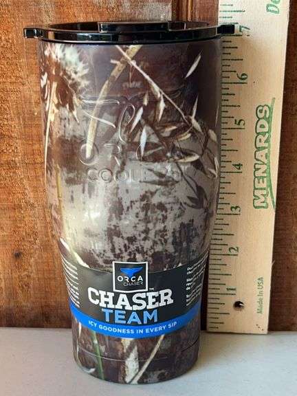 Orca Chaser 27 oz Stainless Steel Tumbler Cup Camo Chaser Team ...