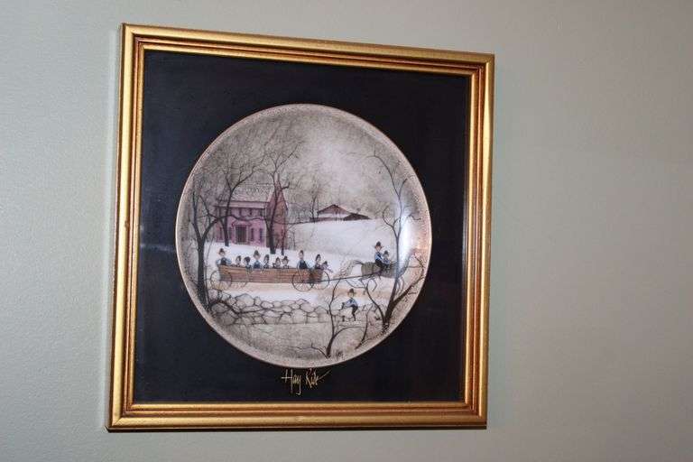 P. Buckley Moss Hay Ride Plate - Auction Ohio