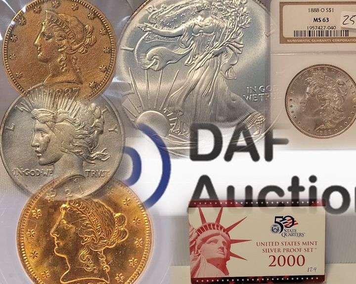 Outstanding November 130+ Lot Coin Auction! - Auction Ohio