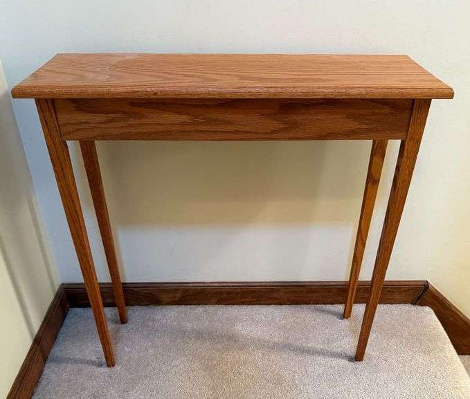 Wooden Hall Table - Auction Ohio