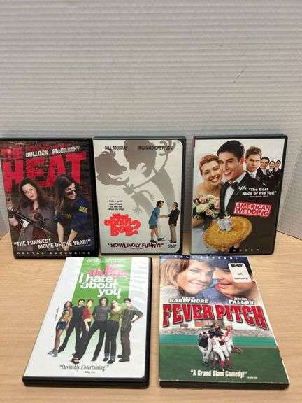 5 Comedy DVDs Featuring Popular Titles in Plastic Cases - Auction Ohio