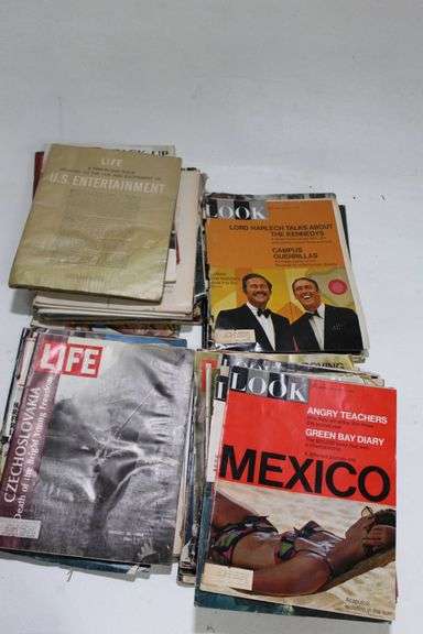 VINTAGE LIFE AND LOOK MAGAZINES. - Auction Ohio
