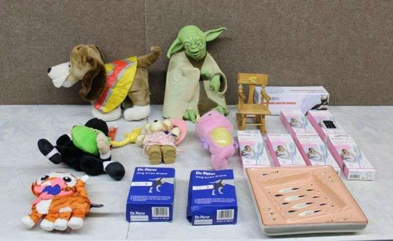 Plush Toys, Yoda Puppet, Dr. Paw Dog Knee Braces, Beurer Basal ...