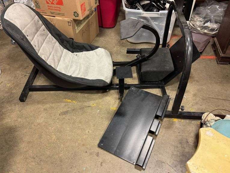 Modular Racing Simulator Cockpit Frame with Seat - Auction Ohio