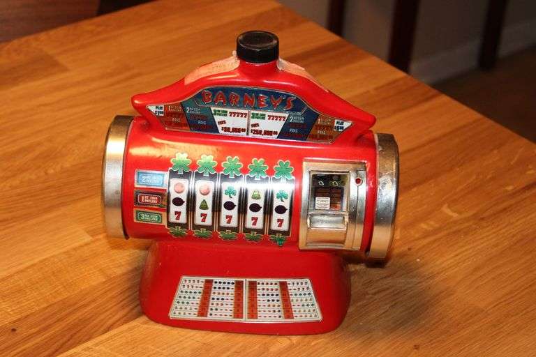 Barney’s Coin Slot Machine Bank Manufactured by DAIYA, Made in Japan ...