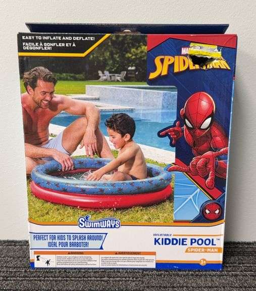Swimways Marvel Spidey Kiddie Pool: Disney PVC Fun for Ages 3 ...